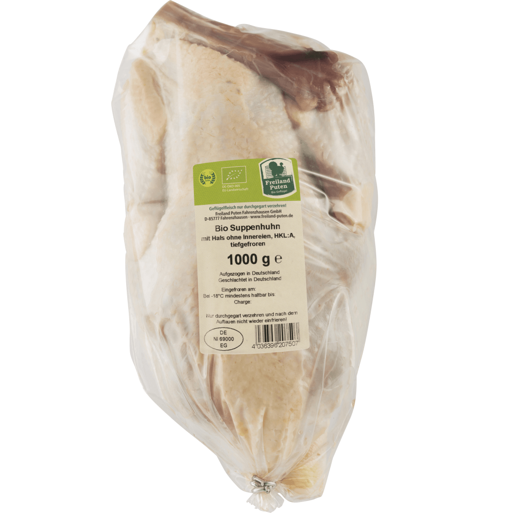 PUI BIO CONGELAT PENTRU SUPA 1 kg FREILAND - Biocorner